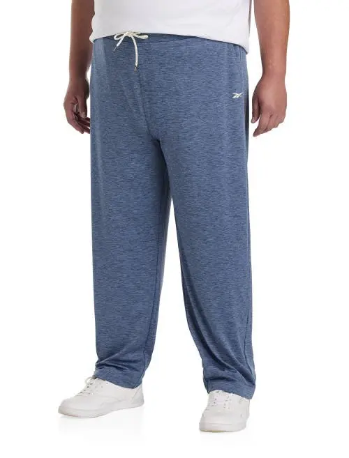 REEBOK Big & Tall Performance Athletic-fit Sweatpants - Shadow Blue Hthr