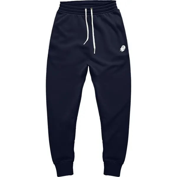 DALIX Ghost Fleece Jogger Sweatpants - Navy Blue