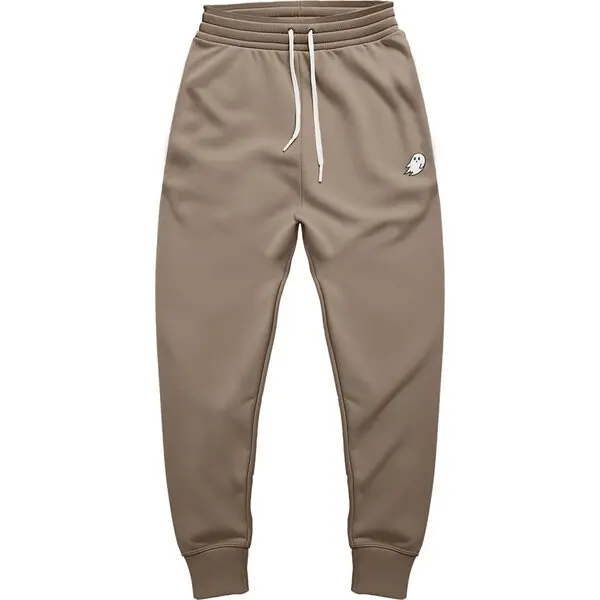 DALIX Ghost Fleece Jogger Sweatpants - Tan