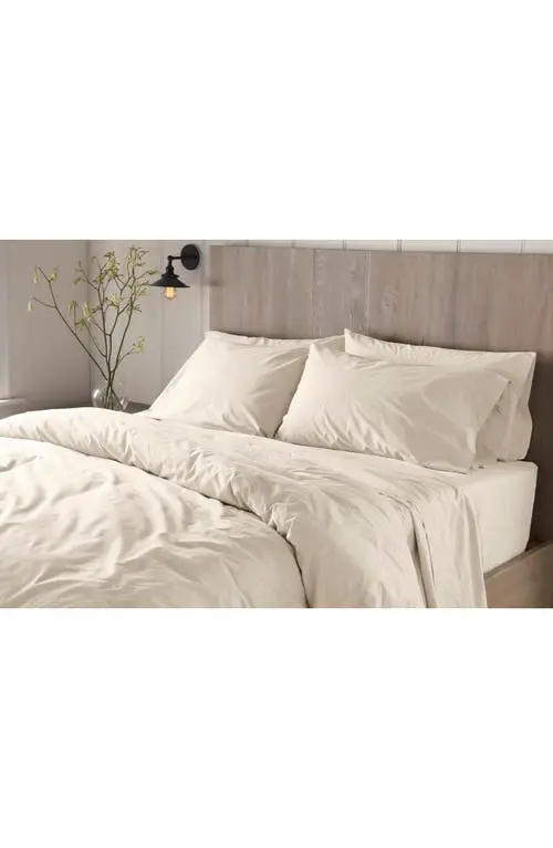 COYUCHI 300 Thread Count Organic Cotton Percale Pillowcases - Undyed