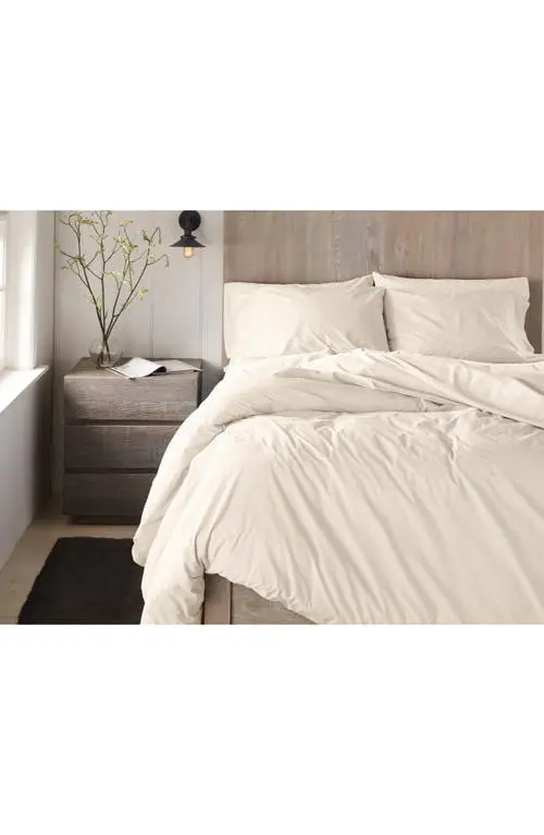 COYUCHI 300 Thread Count Organic Cotton Percale Pillowcases - Undyed