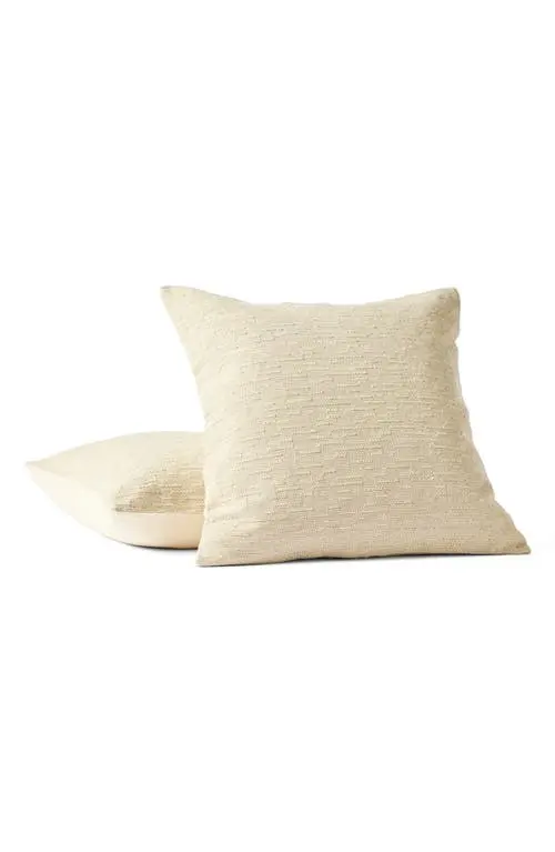 COYUCHI Toro Canyon Organic Cotton Accent Pillow - Undyed/ Pine