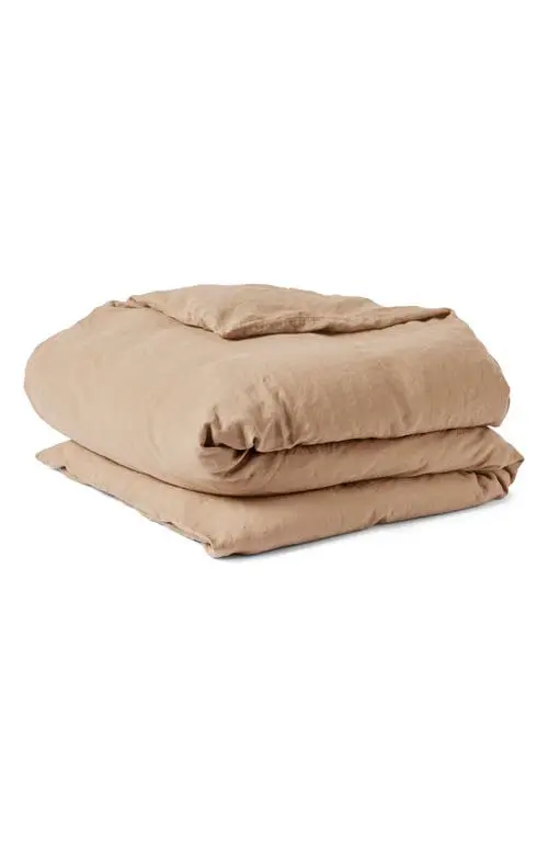 COYUCHI Relaxed Organic Linen Duvet Cover - Doe