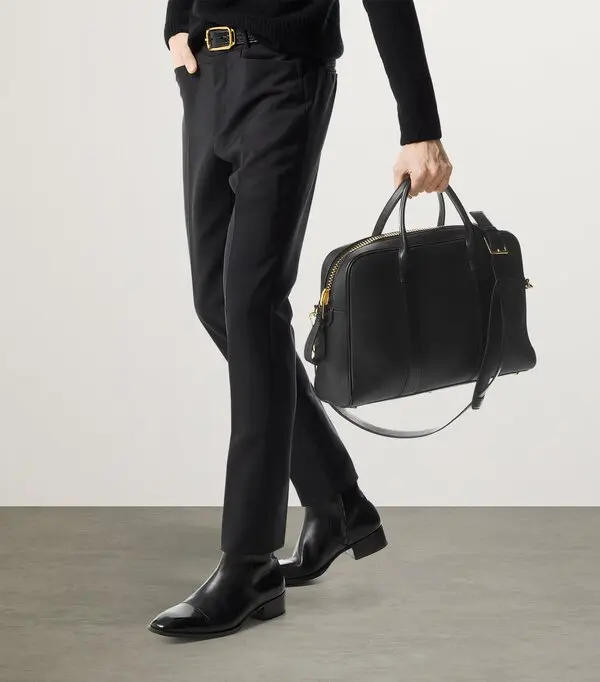 TOM FORD Leather Buckley Briefcase