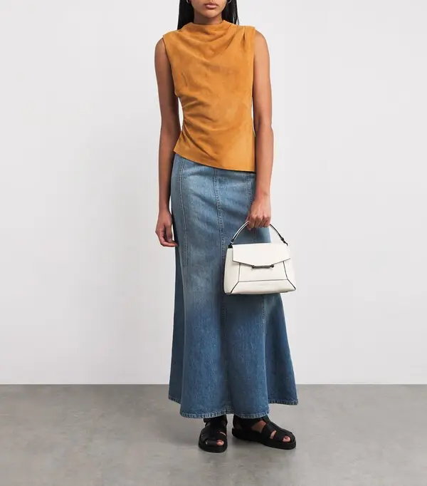 Strathberry Leather Mosaic Top-handle Bag