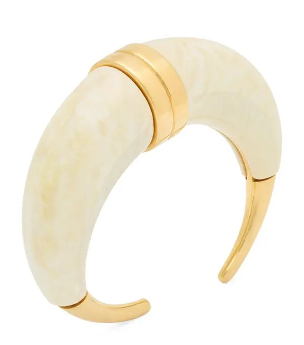 Saint Laurent Horn Bangle - Metallic