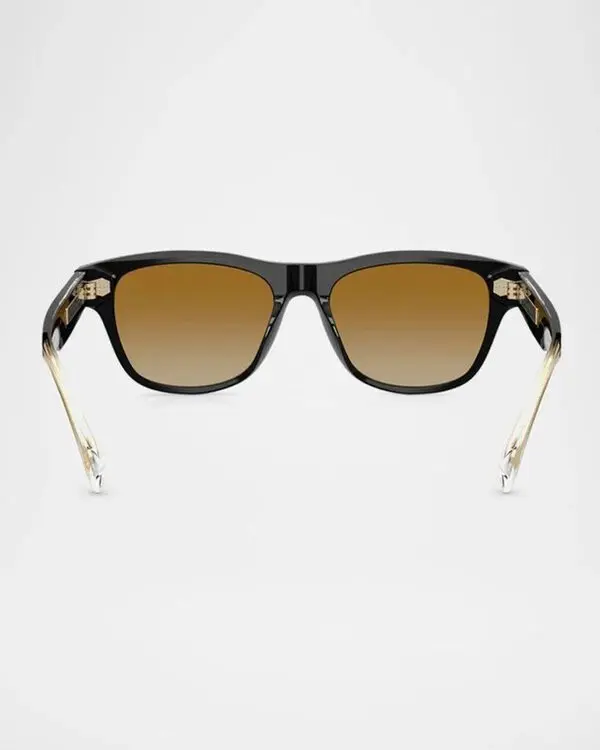 Brunello Cucinelli Rectangular Sunglasses - Black