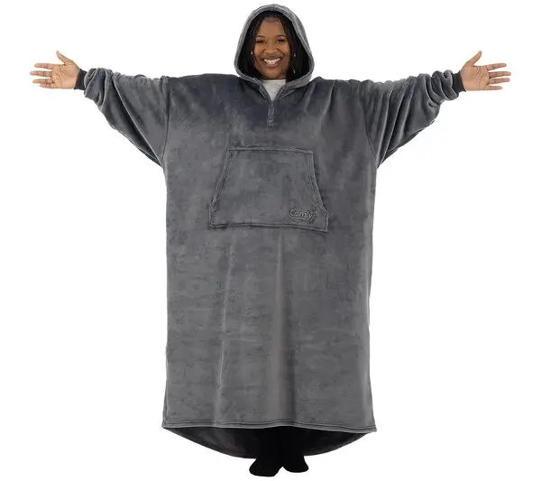 THE COMFY As Is Dream Long Quarter Zip Wearableblanket - One-color