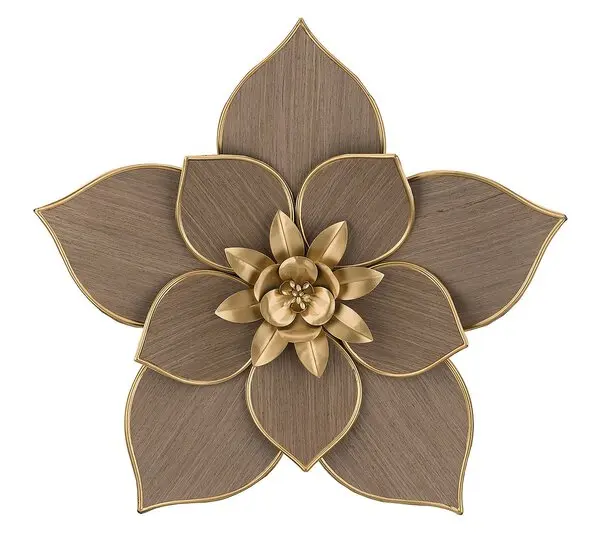 REGAL ART & GIFT Woodland Flower Wall Decor A Sh - One-color