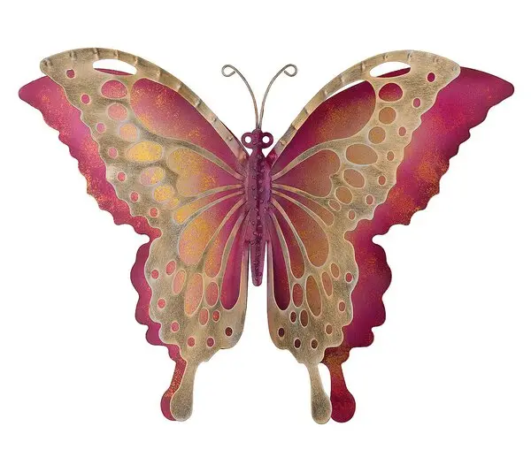 REGAL ART & GIFT Butterfly Wall Decor 19' Pin K - One-color