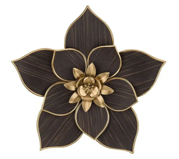 REGAL ART & GIFT Woodland Flower Wall Decor B Lack - One-color