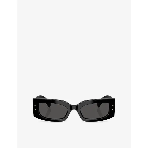 Dolce & Gabbana Dg4479 Rectangle-frame Sunglasses - Black