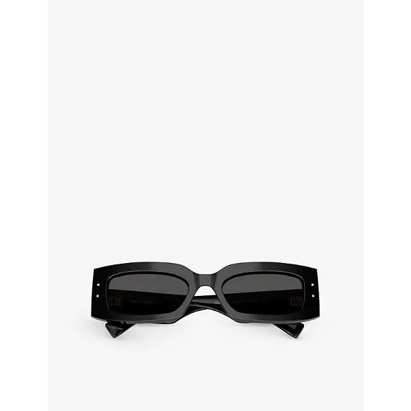 Dolce & Gabbana Dg4479 Rectangle-frame Sunglasses - Black