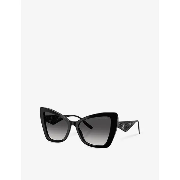 Dolce & Gabbana Dg4489 Cat-eye Sunglasses - Black