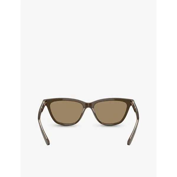 Giorgio Armani Ar8221 Cat-eye Sunglasses - Brown