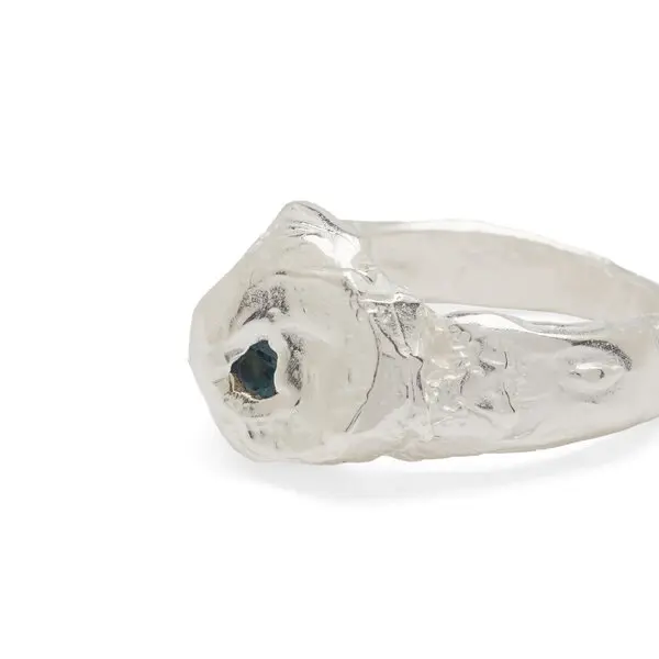 SIMUERO Marea Ring - Silver/blue