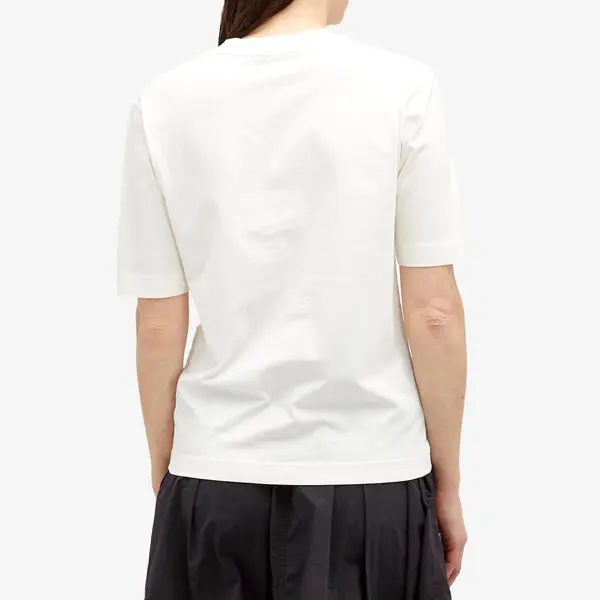 Moncler Logo Short Sleeve T-shirt - Off-white