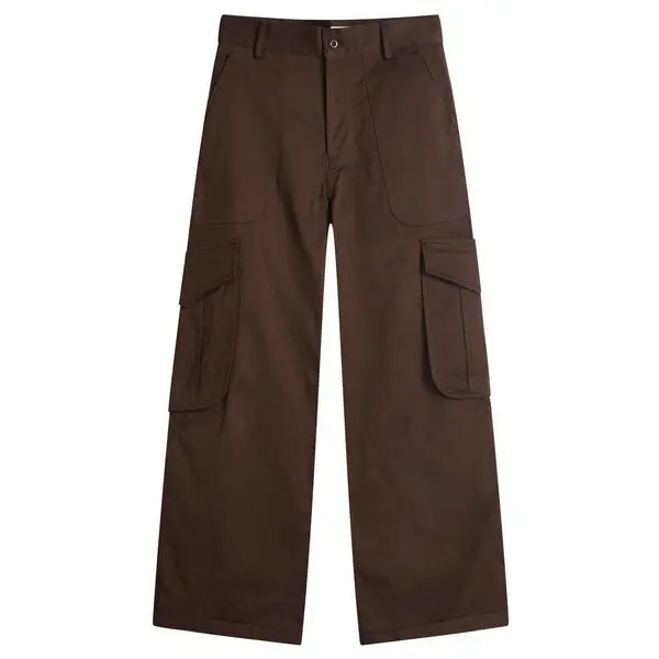 Kenzo Straight Leg Cotton Cargo Pants