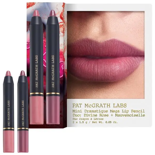 PAT MCGRATH LABS Mini Dramatique Mega Lip Pencil Set - Divine Rose + Mauvemoiselle