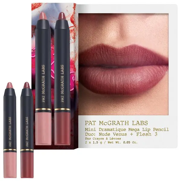 PAT MCGRATH LABS Mini Dramatique Mega Lip Pencil Set - Nude Venus + Flesh 3