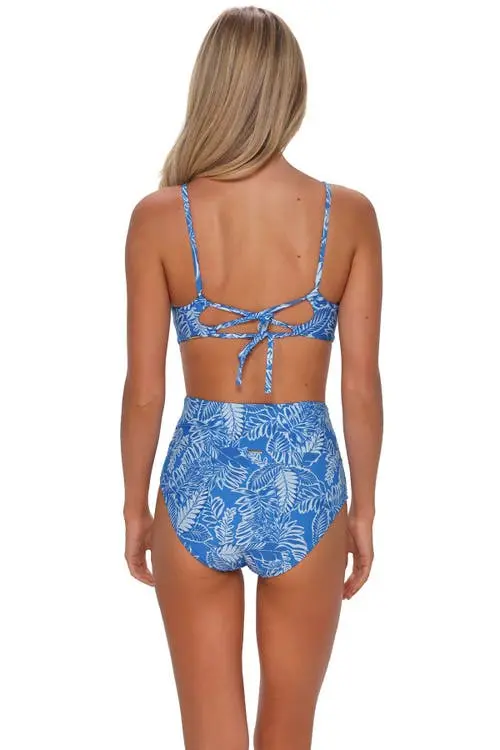 SUNSETS Hannah High Waist Bikini Swim Bottom - Canopy