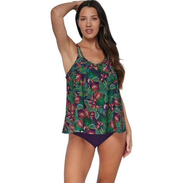 SUNSETS ESCAPE Sadie Tankini Swimsuit Top - Welcome To Rio