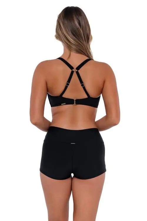 SUNSETS Kinsley Swim Short Bottom - Black