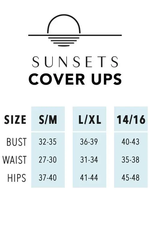 SUNSETS Lucia Cover-up Dress - Black