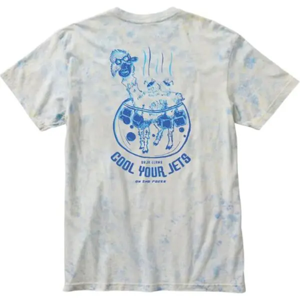 BAJA LLAMA Cool Your Jetsprimo Graphic Tee - Tie Dye