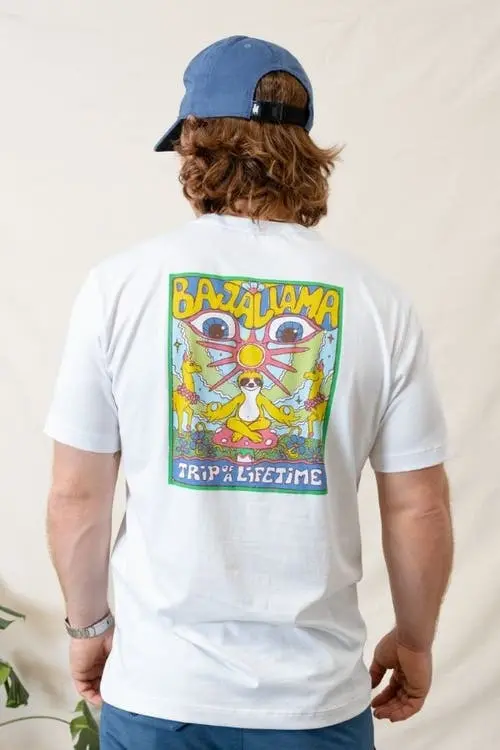 BAJA LLAMA Peace Slothprimo Graphic Tee