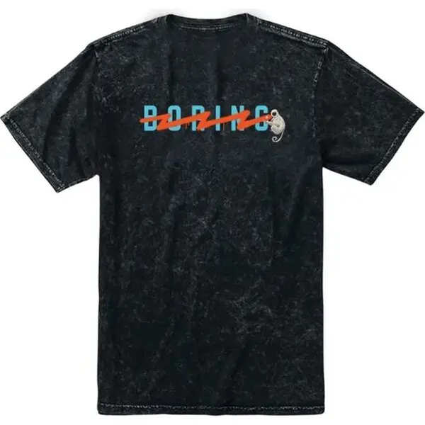 BAJA LLAMA The Boring Tagline Primo Graphic Tee - Black