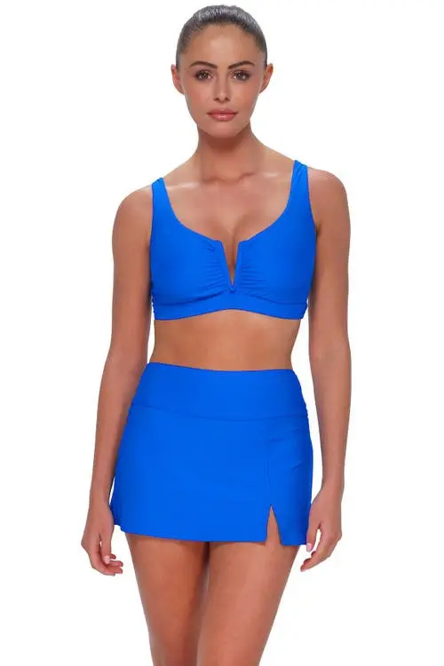 SUNSETS Vienna V-wire Dd Cup Bikini Top - Electric Blue