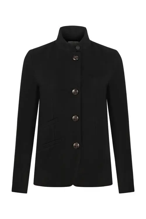 LABECA LONDON Wool Blazer With Three-button Detail