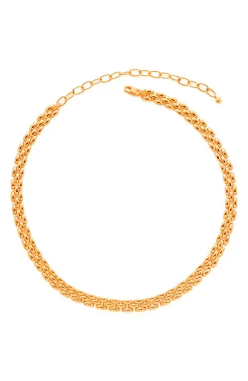 Monica Vinader Heirloom Adjustable Chain Necklace - Yellow Gold