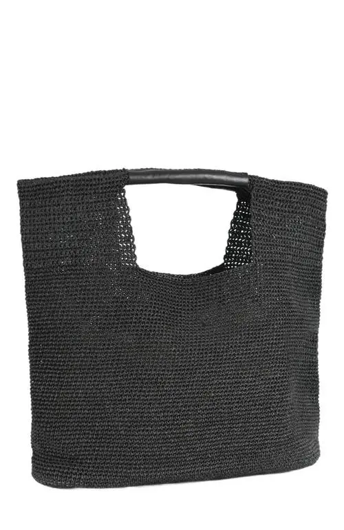 FOREVER & ALWAYS SHOES Carlotta Hand Woven Shoulder Bag