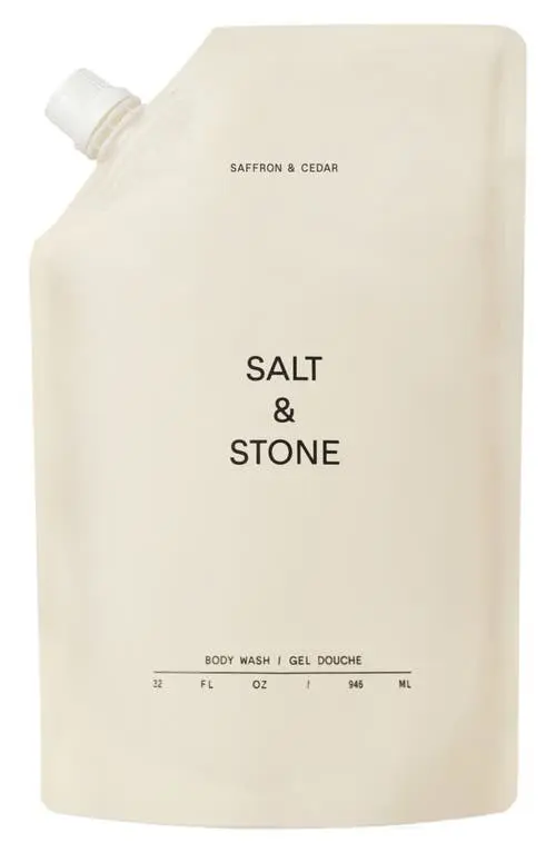 SALT & STONE Saffron & Cedar Body Wash - Refill