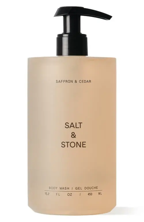 SALT & STONE Saffron & Cedar Body Wash - Regular