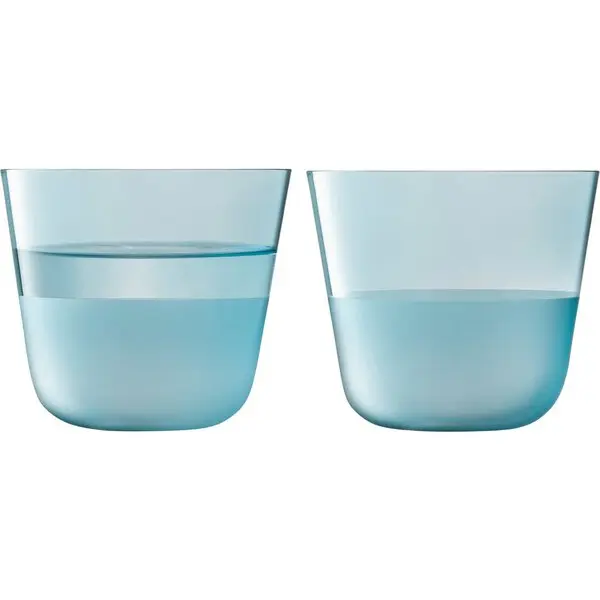 LSA Arc Contrast Set Of 4 Tumblers - Blue
