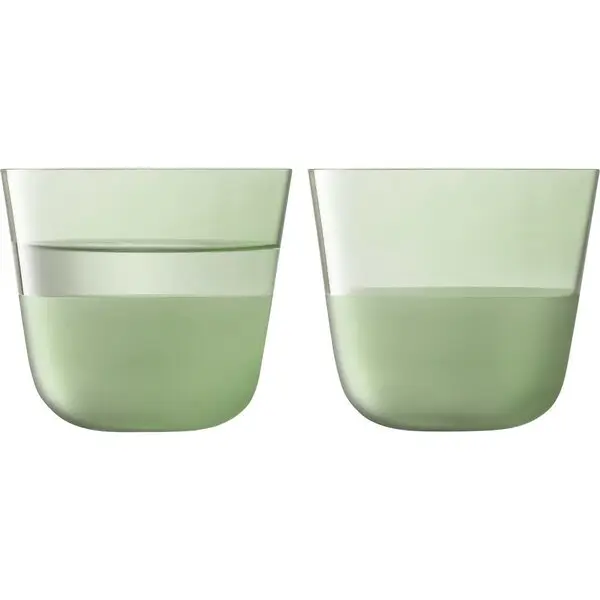 LSA Arc Contrast Set Of 4 Tumblers - Green