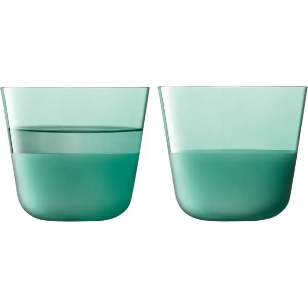 LSA Arc Contrast Set Of 4 Tumblers - Teal