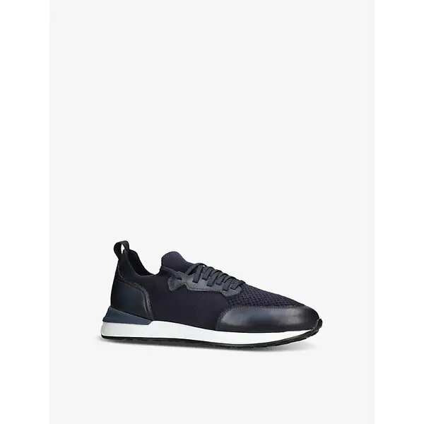 Magnanni Grafton Knitted Low-top Trainers - Navy