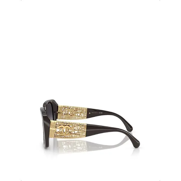 Chanel Square Frame Sunglasses - Brown