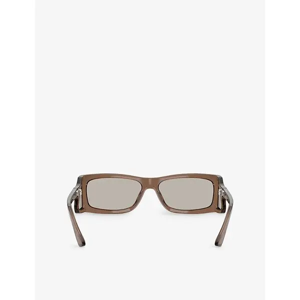 Prada Rectangle-frame Sunglasses - Brown