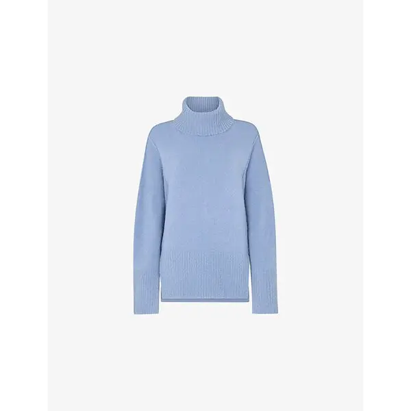 Whistles Roll Neck Wool-blend Jumper