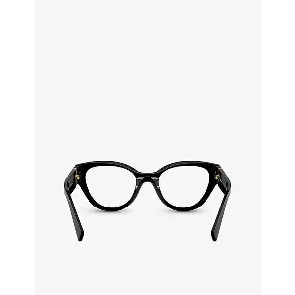 Miu Miu Mu 01vv Phantos-frame Optical Glasses - Black