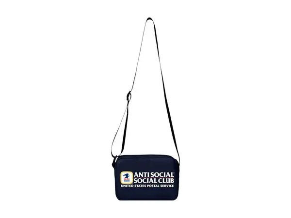 ANTI SOCIAL SOCIAL CLUB X Usps Mini Mailman Side Bag - Navy Blue