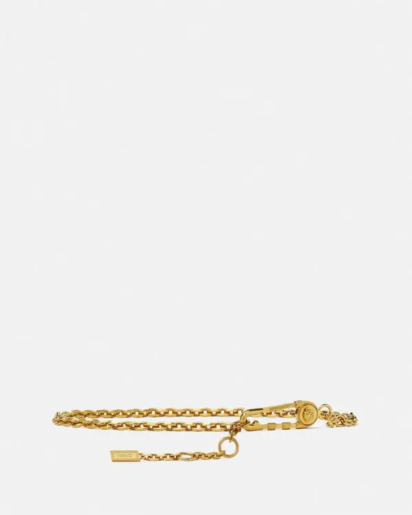 Versace Safety Pin Chain Belt - Gold