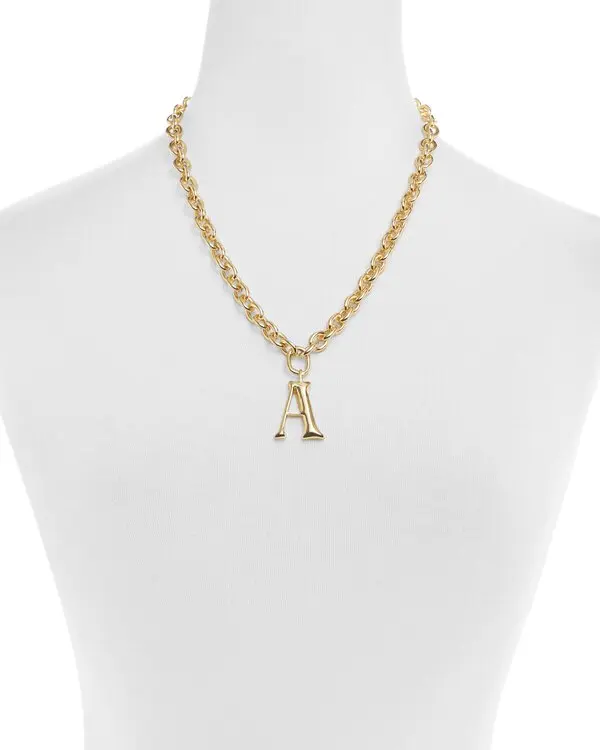 Baublebar Initial Chain Necklace A 44% Off Editorialist