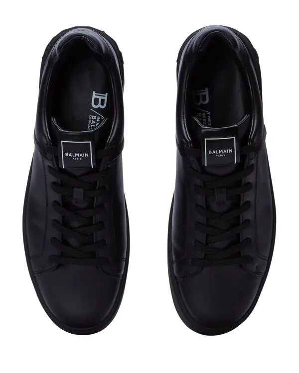 Balmain B-court Leather Sneakers