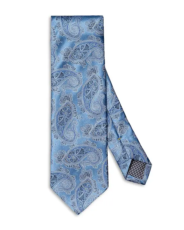 Eton Paisley Neck Tie - Blue